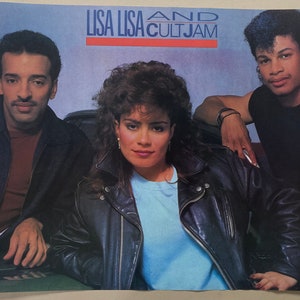Vintage Poster Lisa Lisa and Cult Jam 1980’s Music Memorabilia - Etsy
