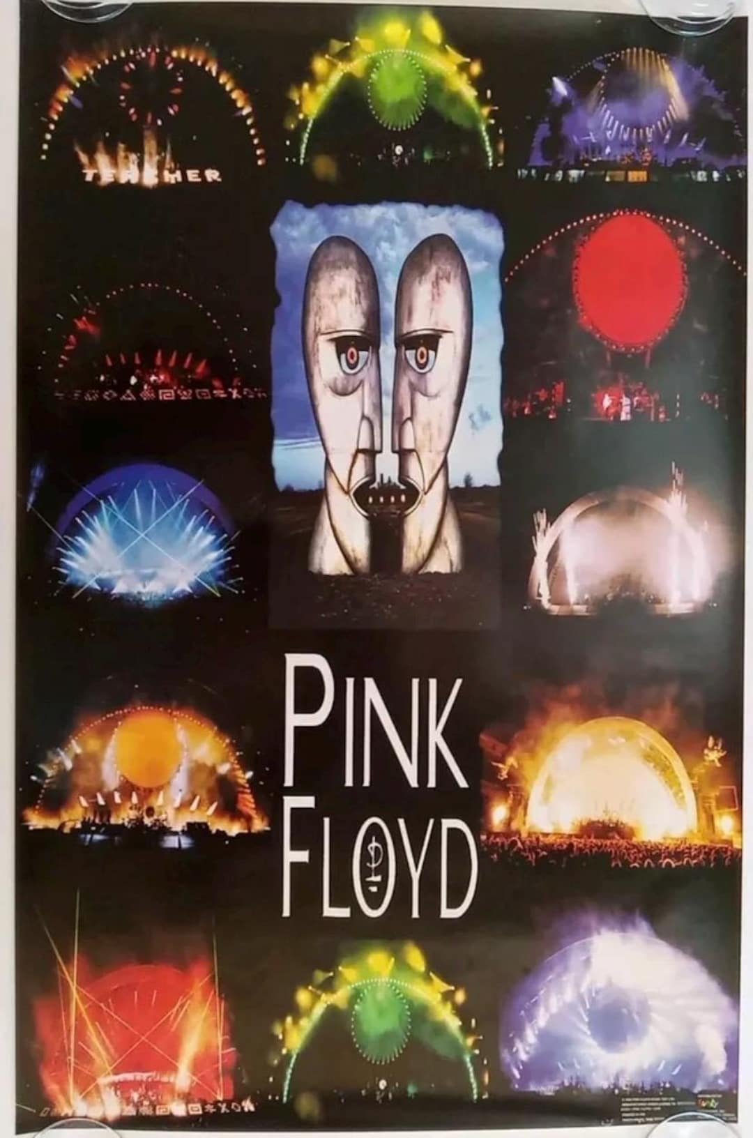 Vintage Original Pink Floyd 1994 Poster Dimo Safari Live Performance ...