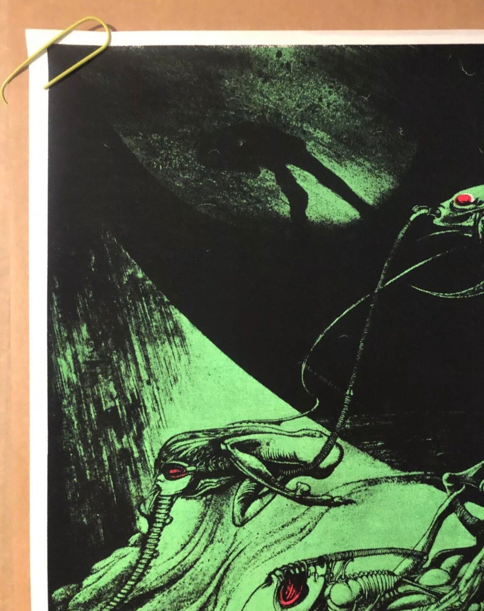 Freak Out Original Vintage Blacklight Poster Pin up Aliens - Etsy