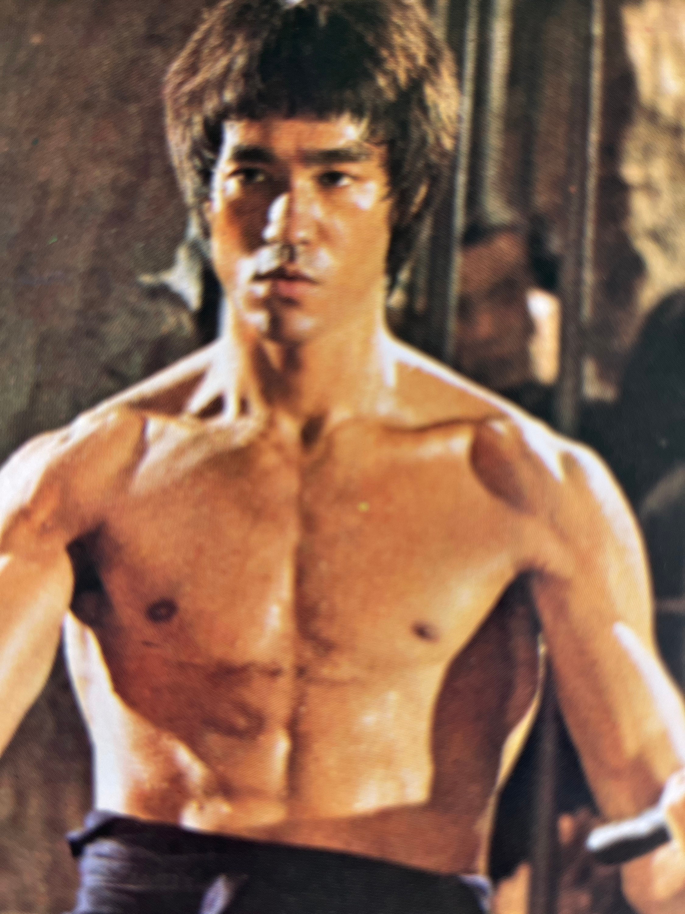 Vintage Original 1980s Bruce Lee Collage Movie Poster Karate Martial ...