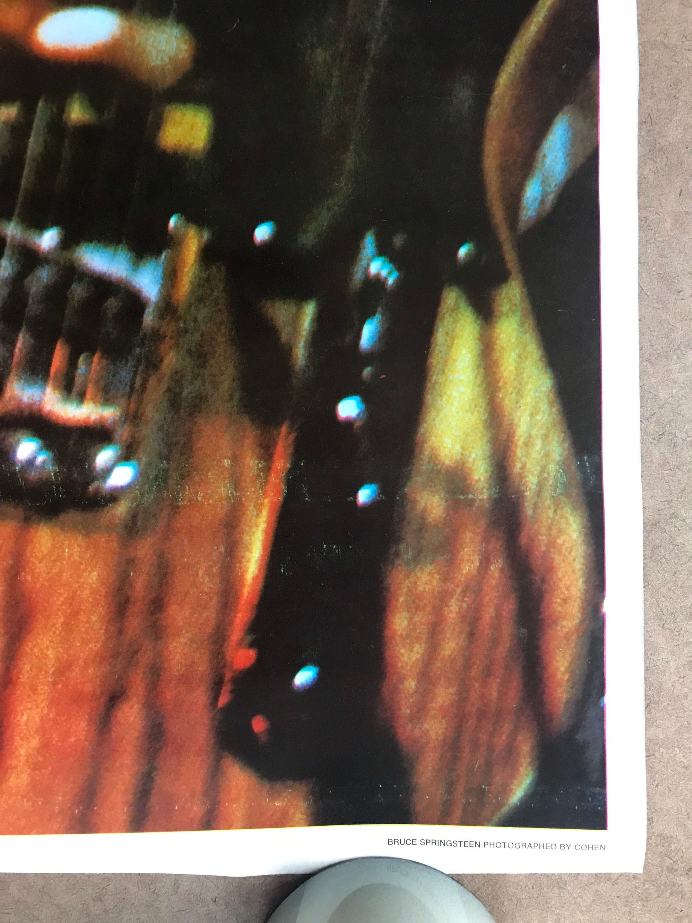 Vintage Original 1970s Bruce Springsteen Poster 1975 Music | Etsy