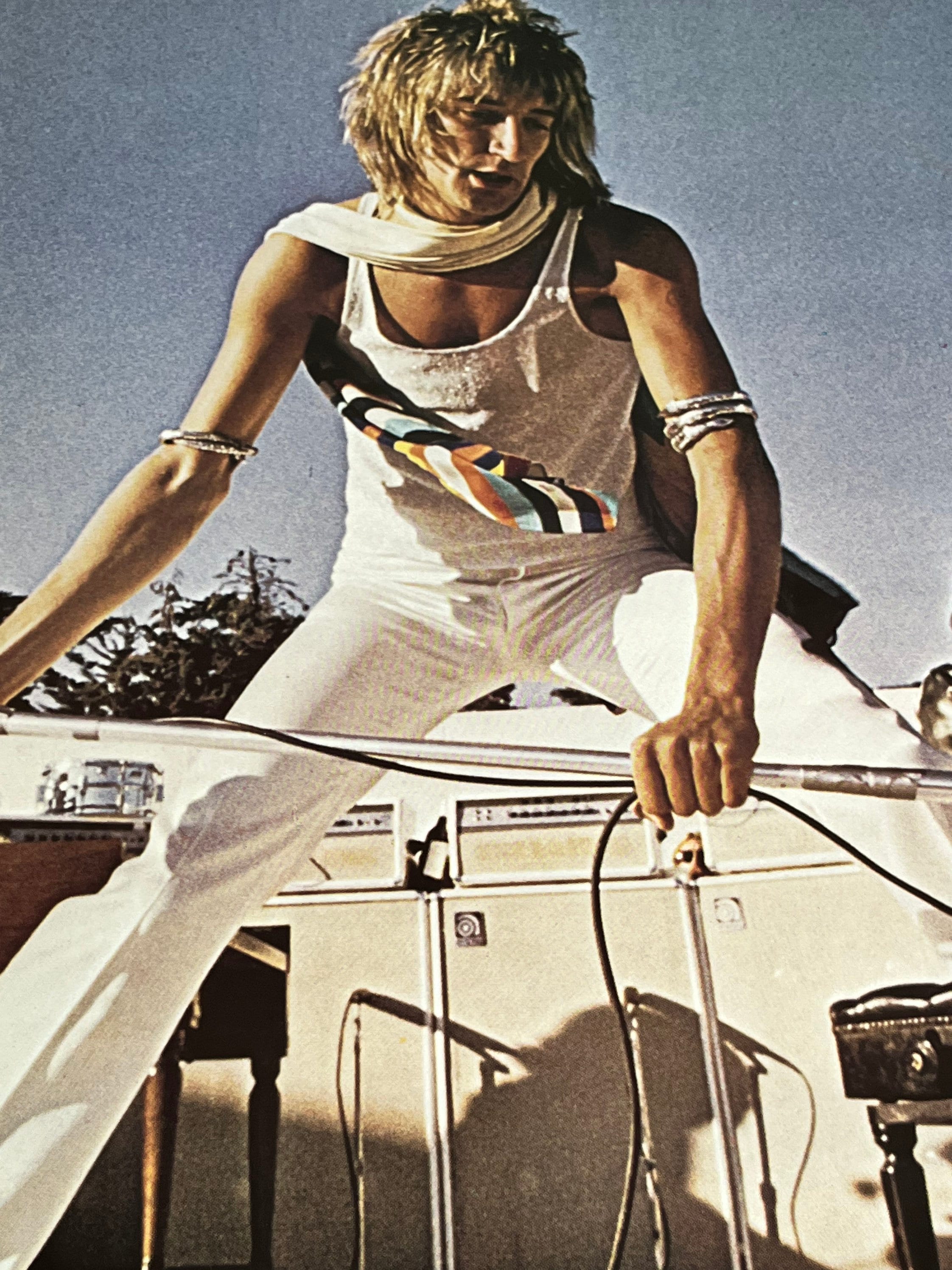 Vintage Original Poster Rod Stewart 1977 Concert Photo Poster Music ...