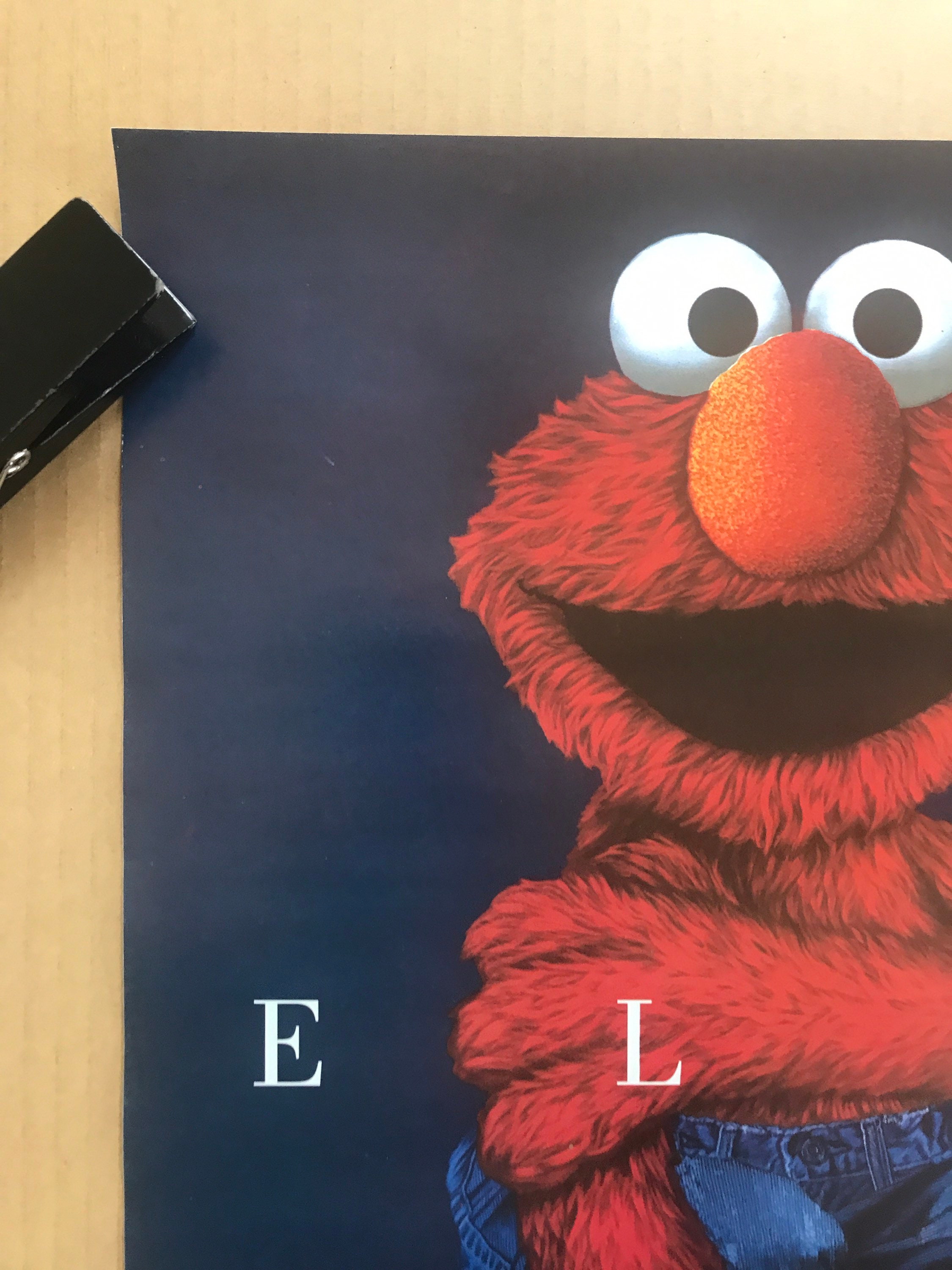 Vintage Original 1980s Sesame Street Elmo Pinup Television - Etsy