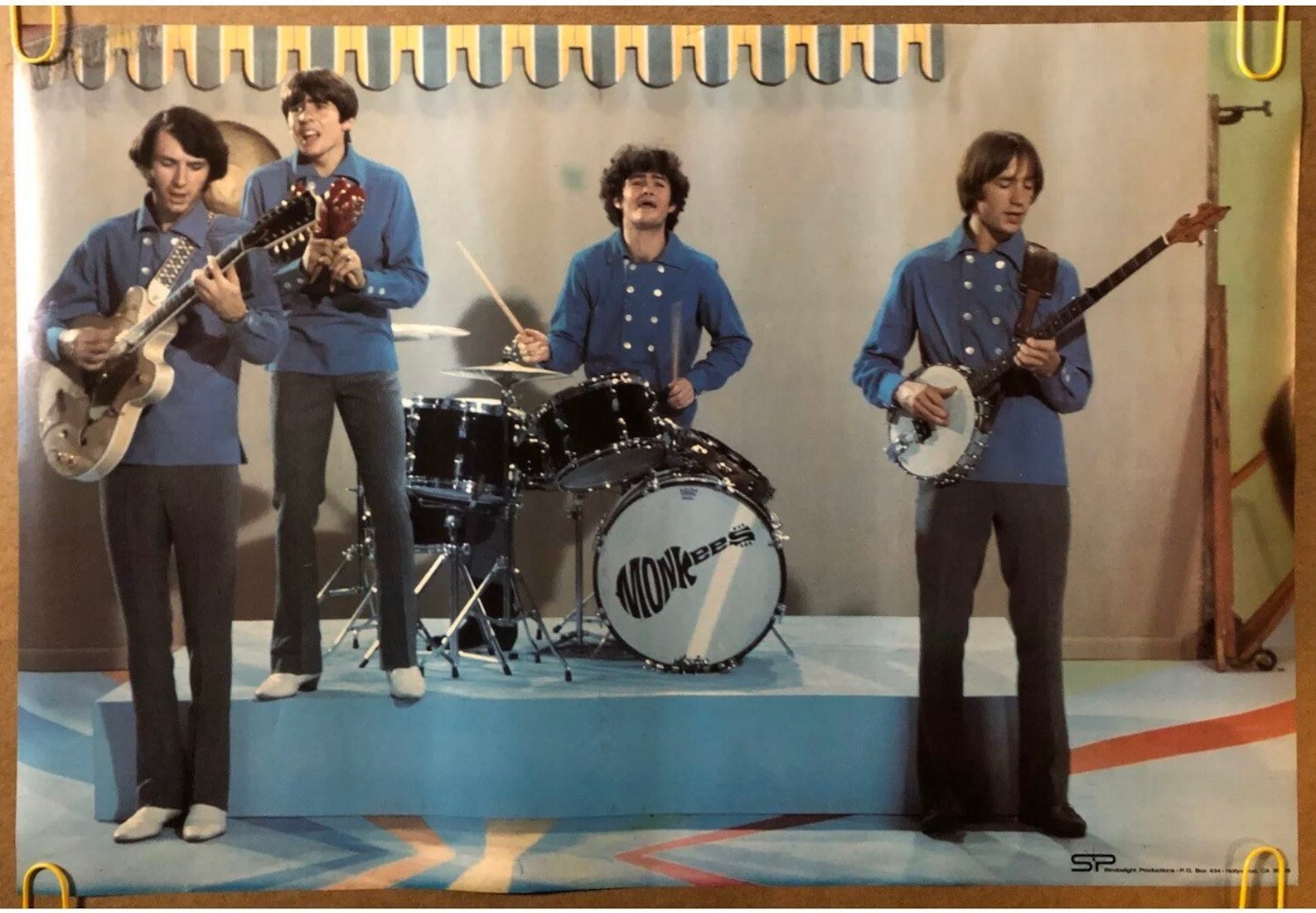 The Monkees Poster TV Music Memorabilia 1960s | Etsy