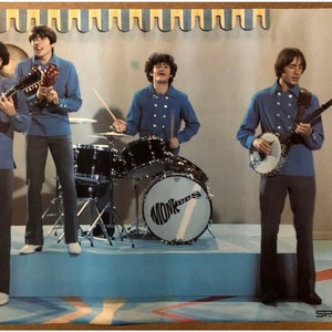 The Monkees Poster TV Music Memorabilia 1960s - Etsy
