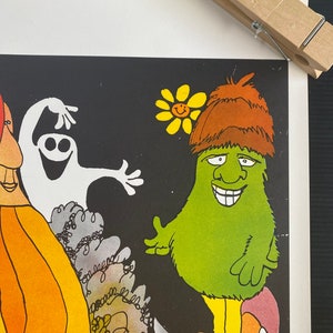 Monster Mash Original Vintage Blacklight 1970 Poster - Etsy