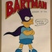 Bart Simpson Original Vintage Poster Bartman T.V. Memorabilia Matt ...