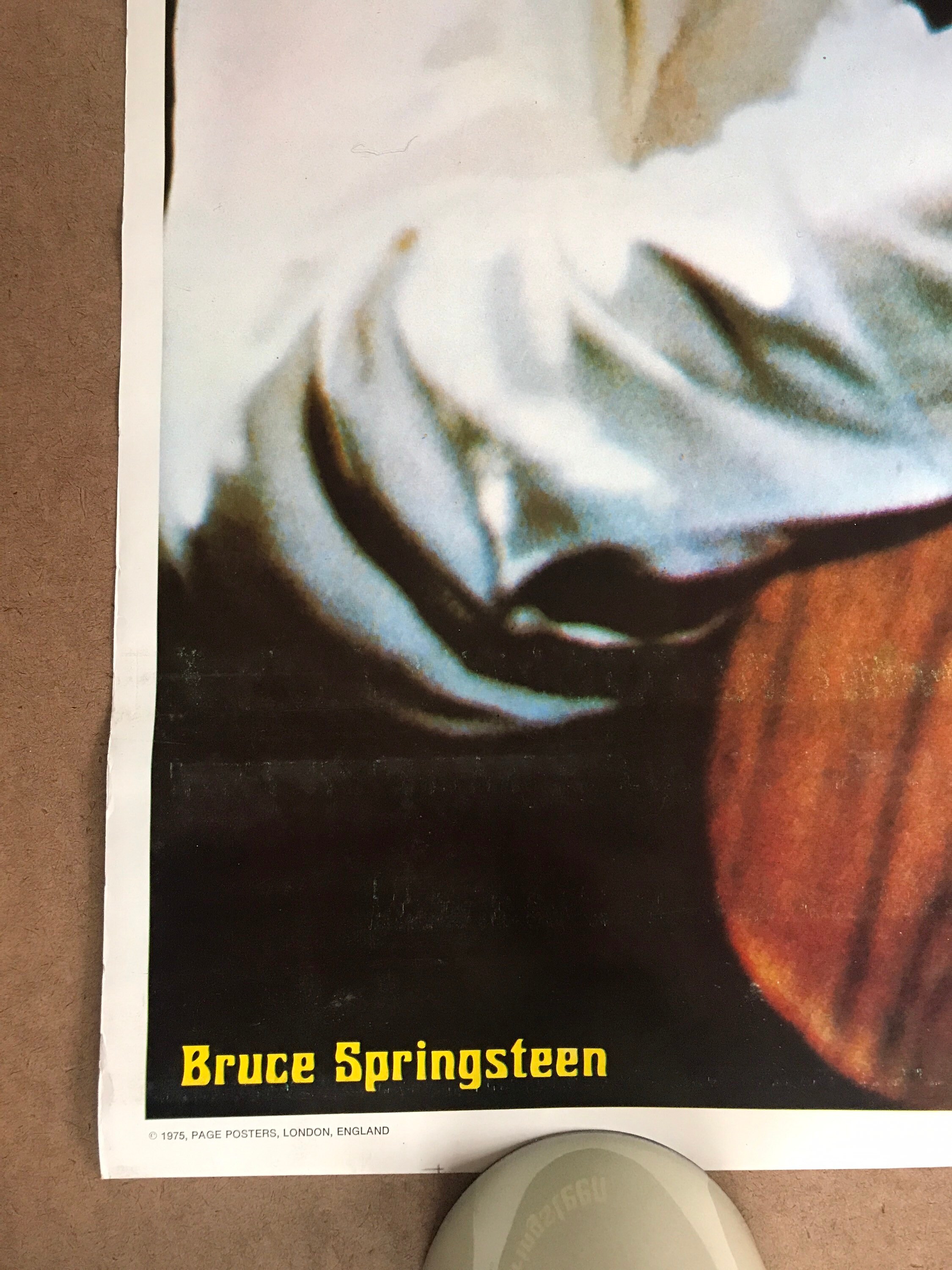 Vintage Original 1970s Bruce Springsteen Poster 1975 Music | Etsy