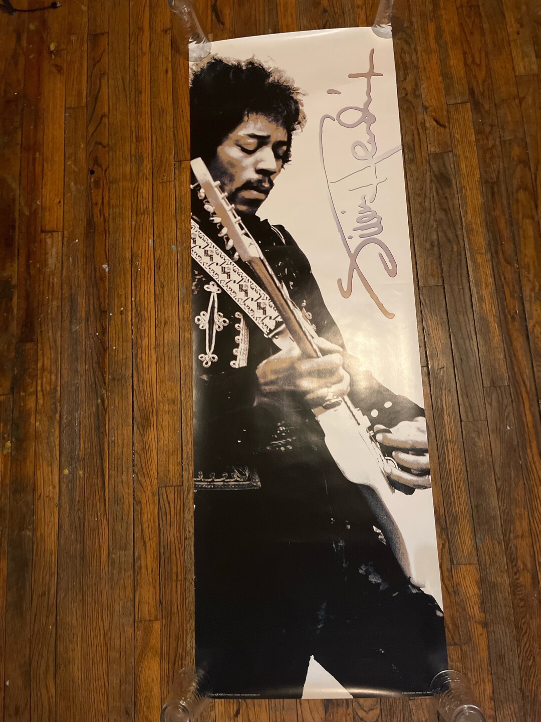Jimi Hendrix Vintage Poster Huge Xl Door Size Subway Art Music Original ...