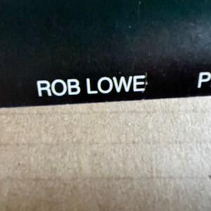 Vintage Original Poster Rob Lowe 1980s Movie Actor Heroes Movie ...