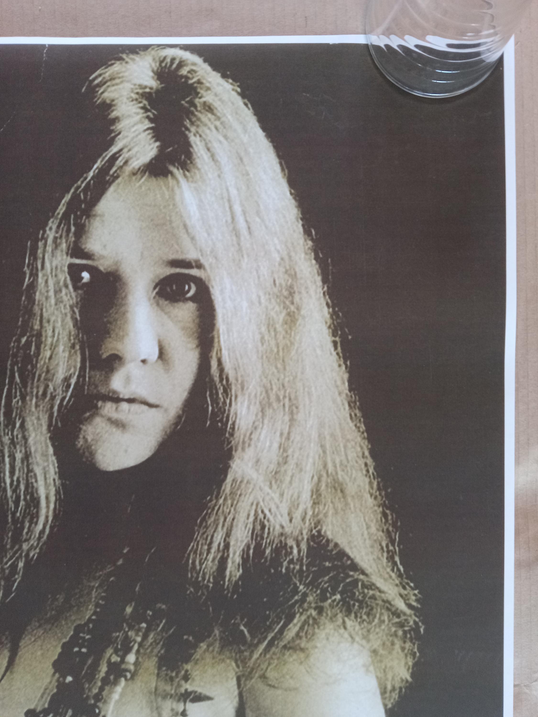 Janis Joplin Poster Naked Necklace Vintage Style Brown Tone - Etsy