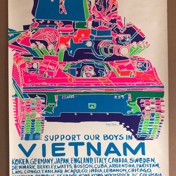 Vietnam War Poster - Etsy