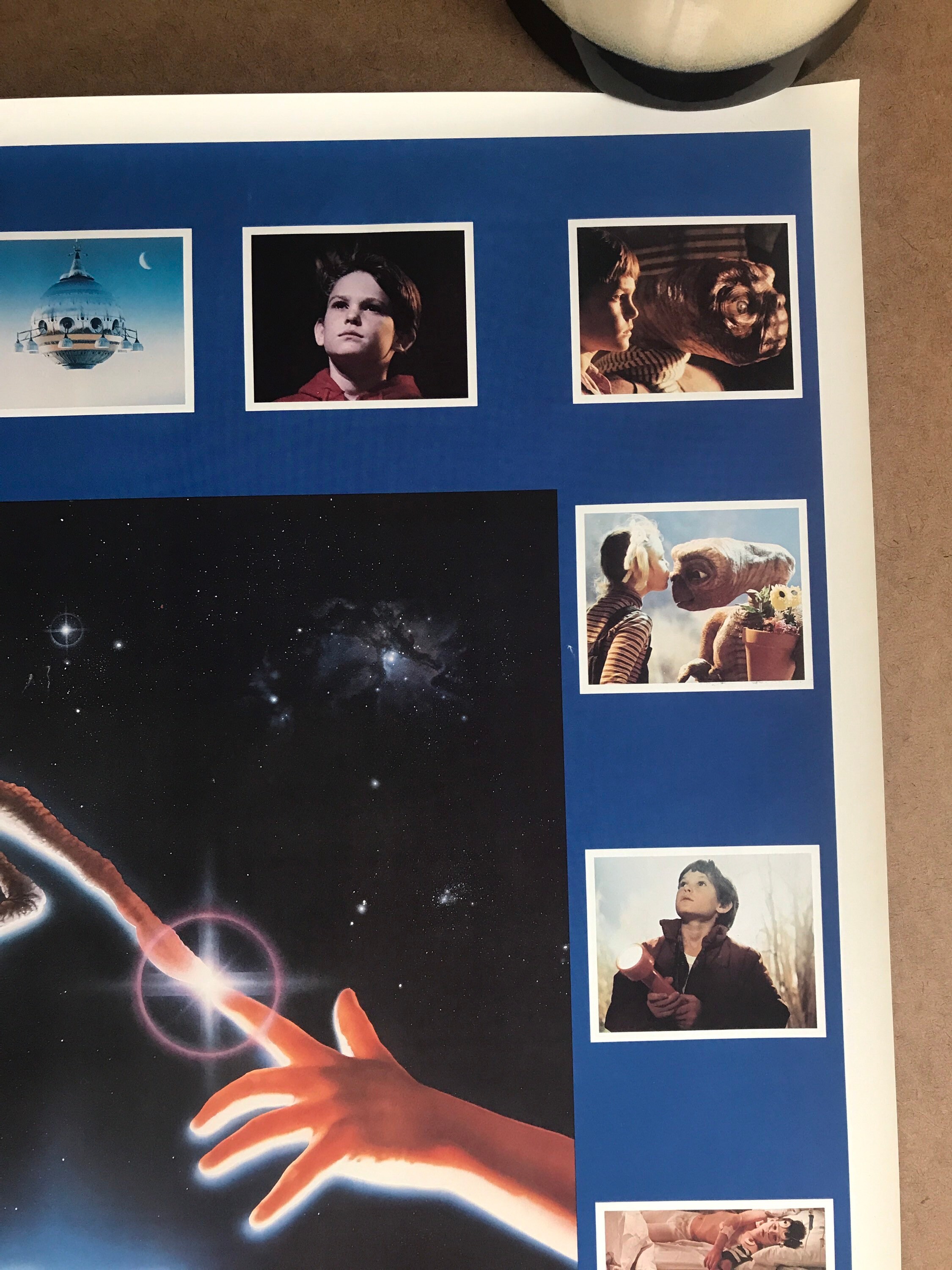 Vintage Original 1980s Movie Poster 1982 E.T. Extra Terrestrial Pinup ...