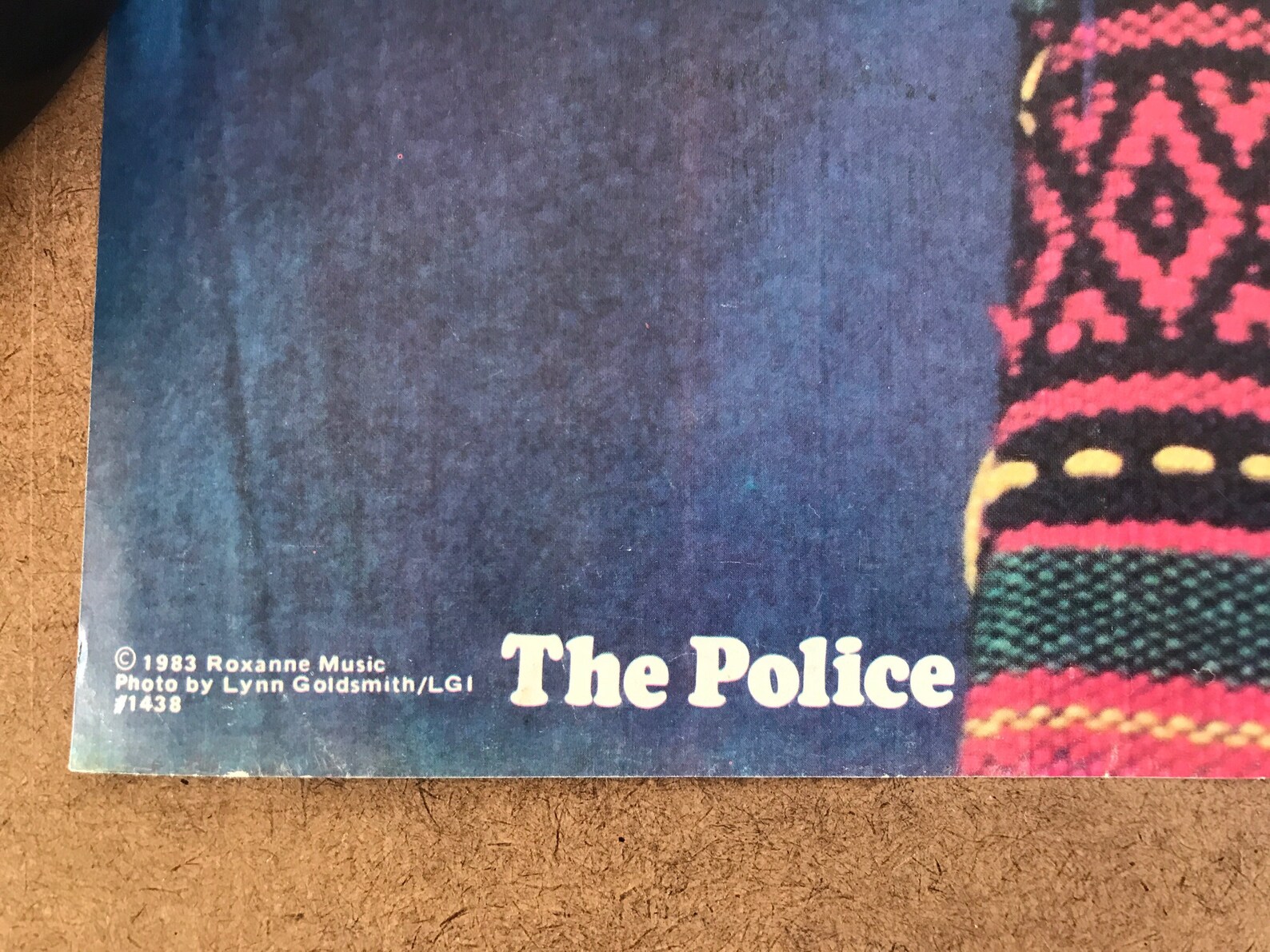 Vintage Original 1980s the Police Poster 1983 Rick Music Memorabilia ...