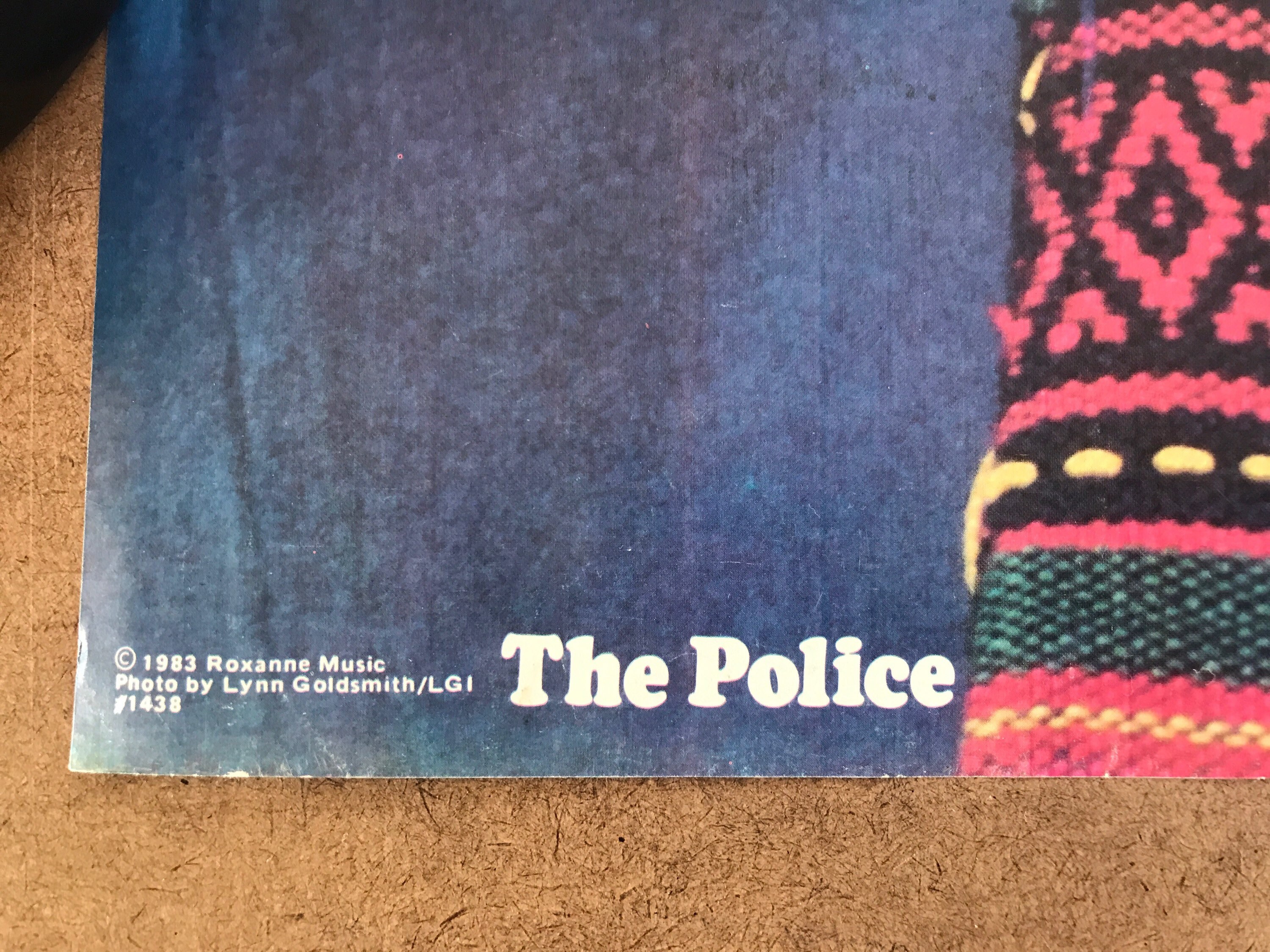 Vintage Original 1980s the Police Poster 1983 Rick Music | Etsy