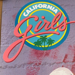 California Girls Painters Construction Workers Vintage 1980s Poster ...