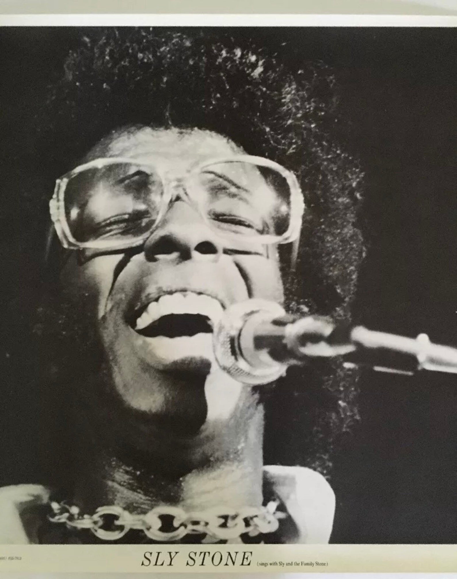Sly Stone Original Vintage Poster Music Memorabilia Sly and the Family ...