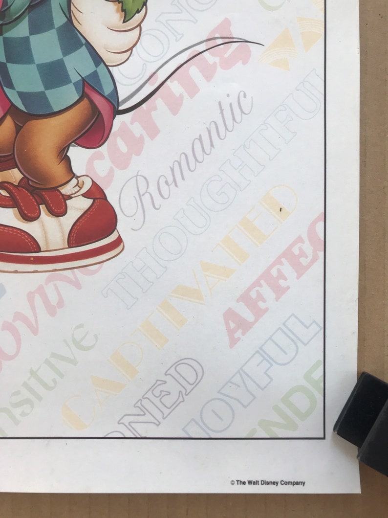 Vintage Original Mickey and Minnie Mouse Pinup Poster Love - Etsy