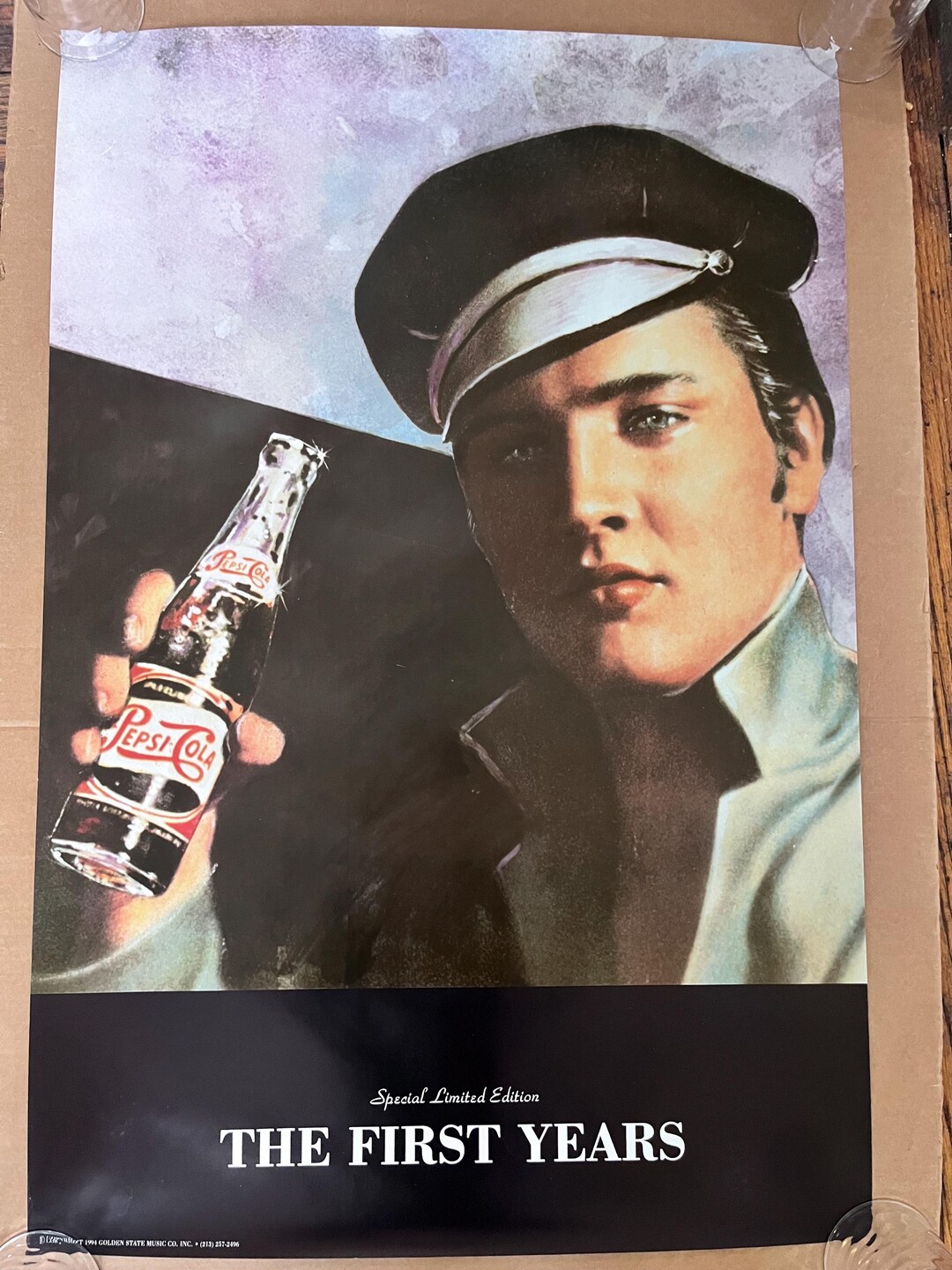 Elvis Presley Vintage Poster the First Years Coca-cola 1994 Music Print ...