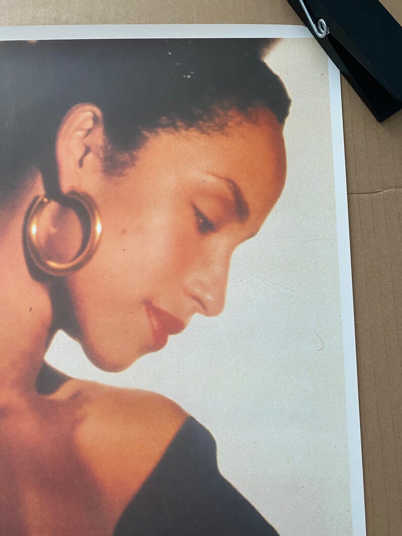 Sade Original Vintage Music Poster 1980s - Etsy