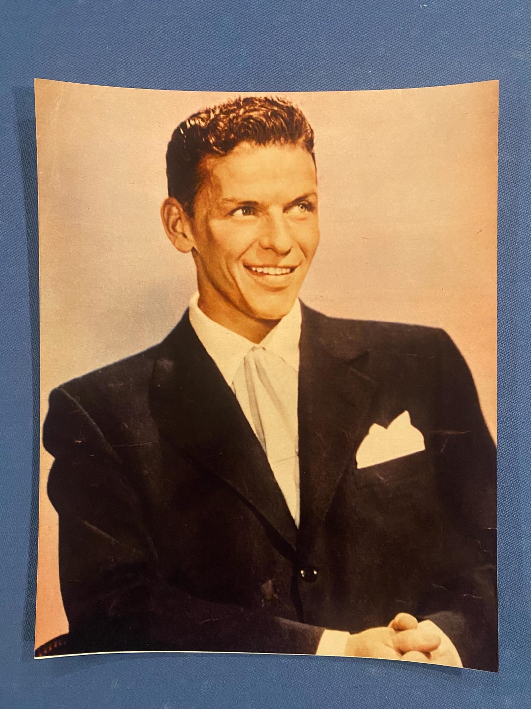 Frank Sinatra 8x10 Photo Pinup Vintage Photograph Suit Shirt Style ...