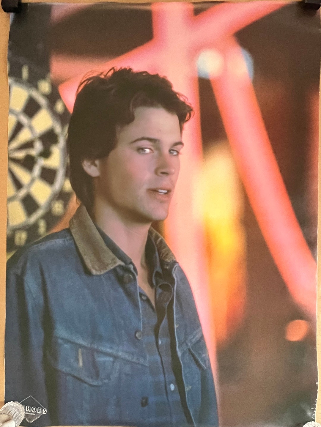 Vintage Original Poster Rob Lowe 1980s Movie Actor Heroes Movie ...