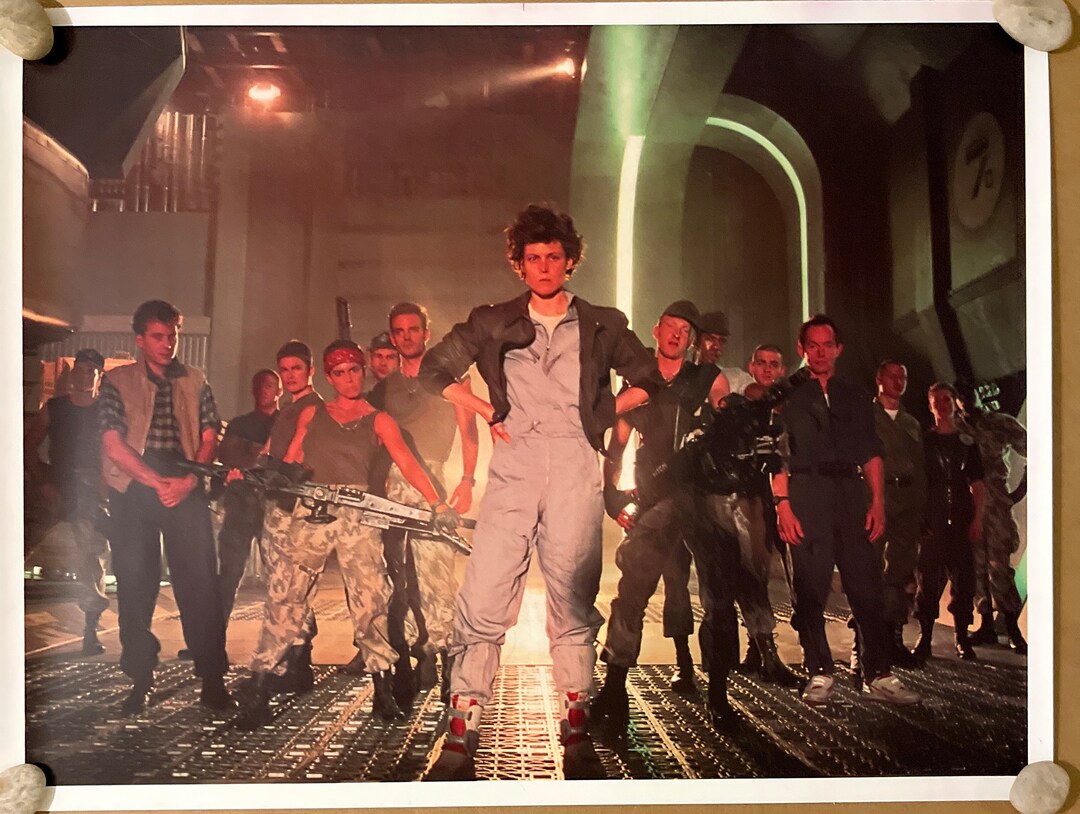 Alien Cast Movie Vintage Poster 1980s - Etsy