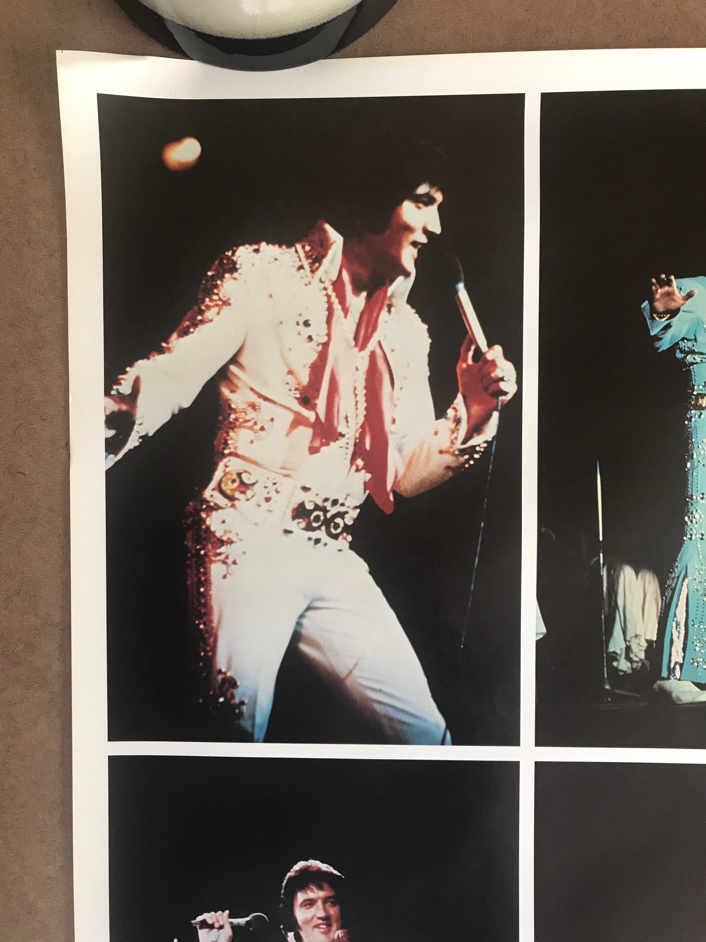 Vintage Original 1970s Elvis Presley Collage Poster 1979 Collector ...