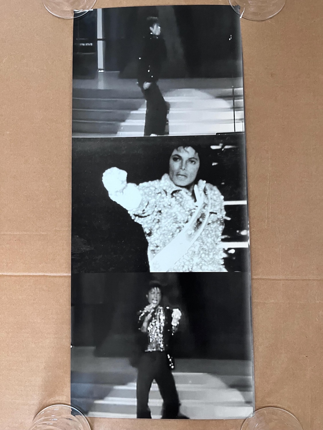 Michael Jackson Vintage Poster Photo Collage Billy Jean Grammy Moonwalk ...