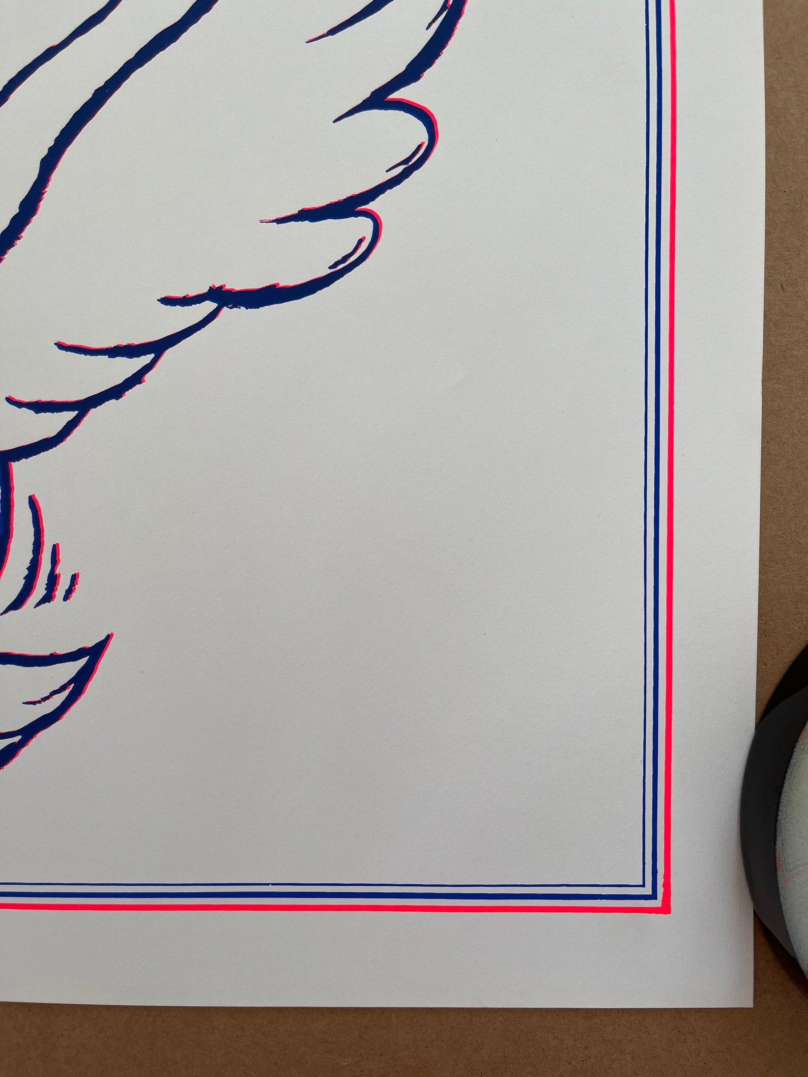 Vintage Original 1970s Fly United Poster Airplane Birds Love Together ...