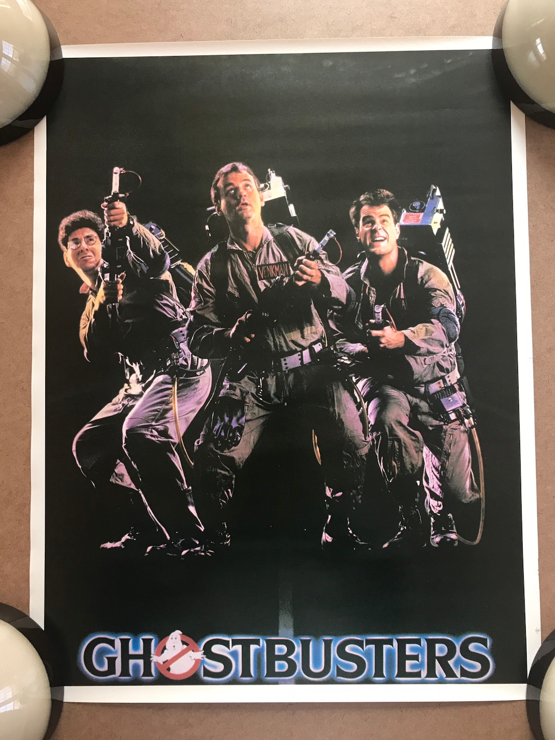 Vintage Original 1980s Ghostbuster Movie Pinup Poster Memorabilia TV ...