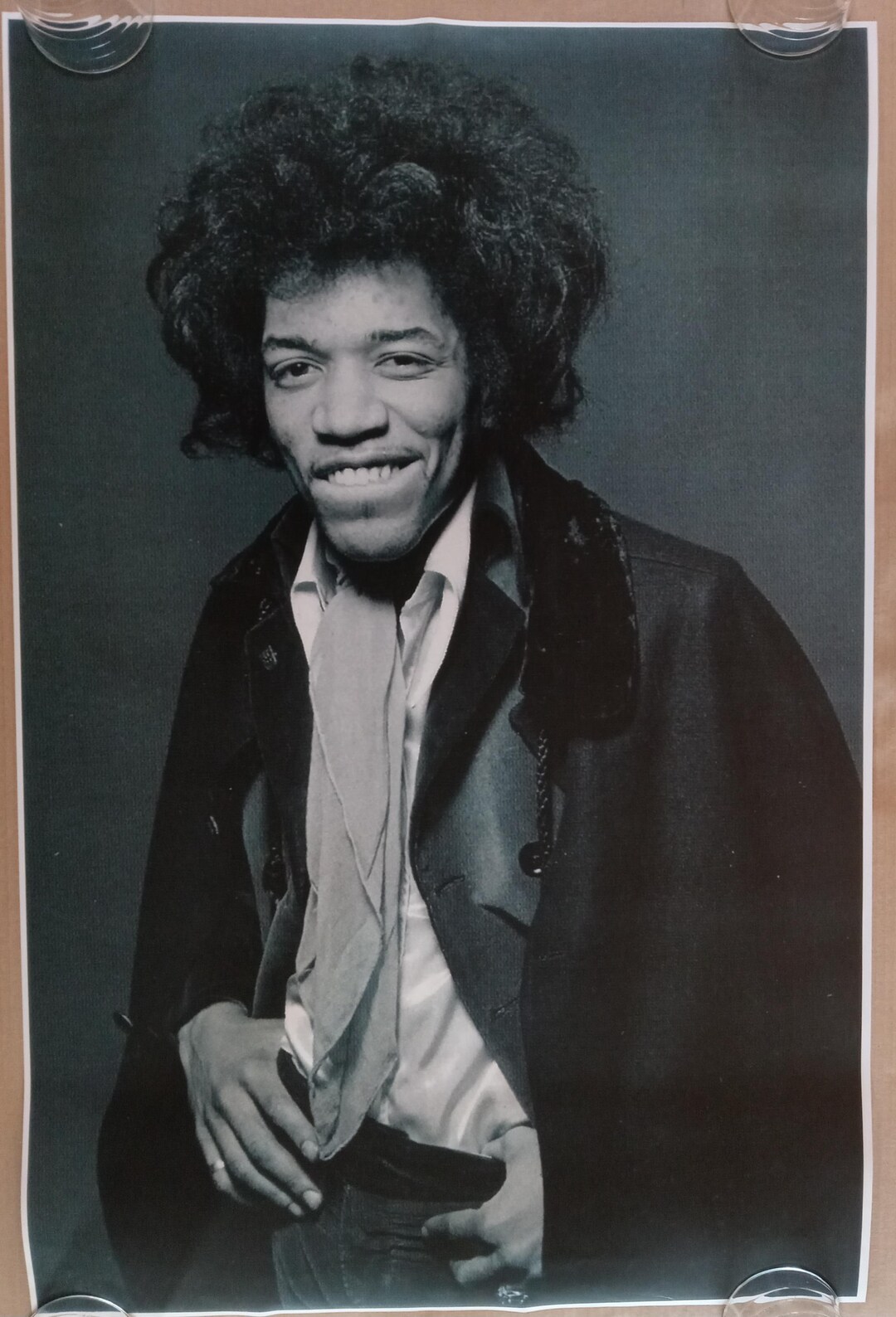 Vintage Original Jimi Hendrix Poster Rock Psychedelic 1960s Music Icon ...