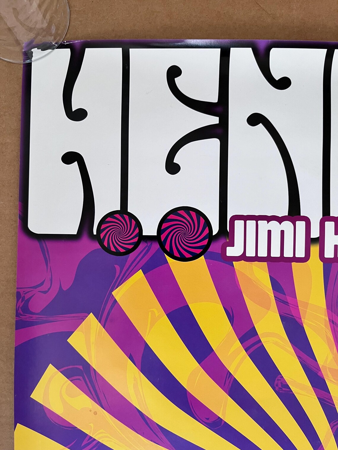 Jimi Hendrix Experience Poster Psychedelic Purple Haze Swirl 2008 - Etsy