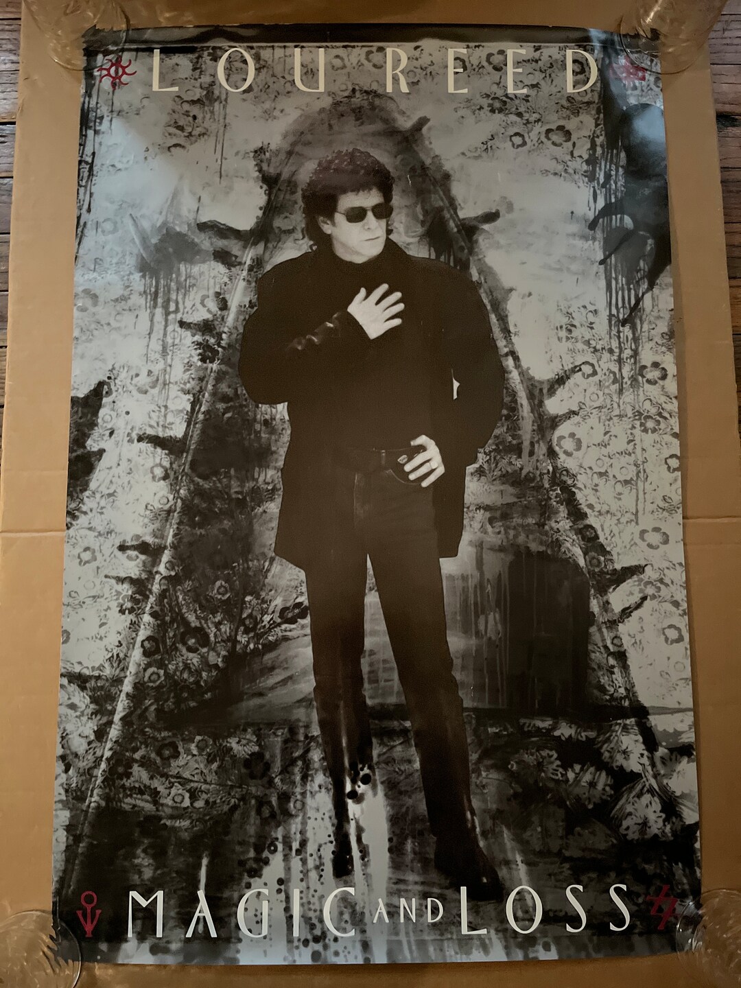Lou Reed Magic and Loss Vintage Poster Music Promo 1992 - Etsy