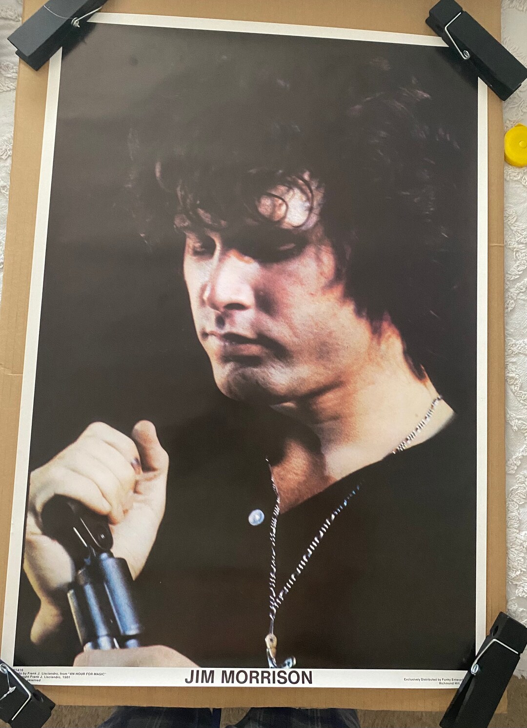 Original Vintage Poster Jim Morrison 1980’s Music Pinup - Etsy