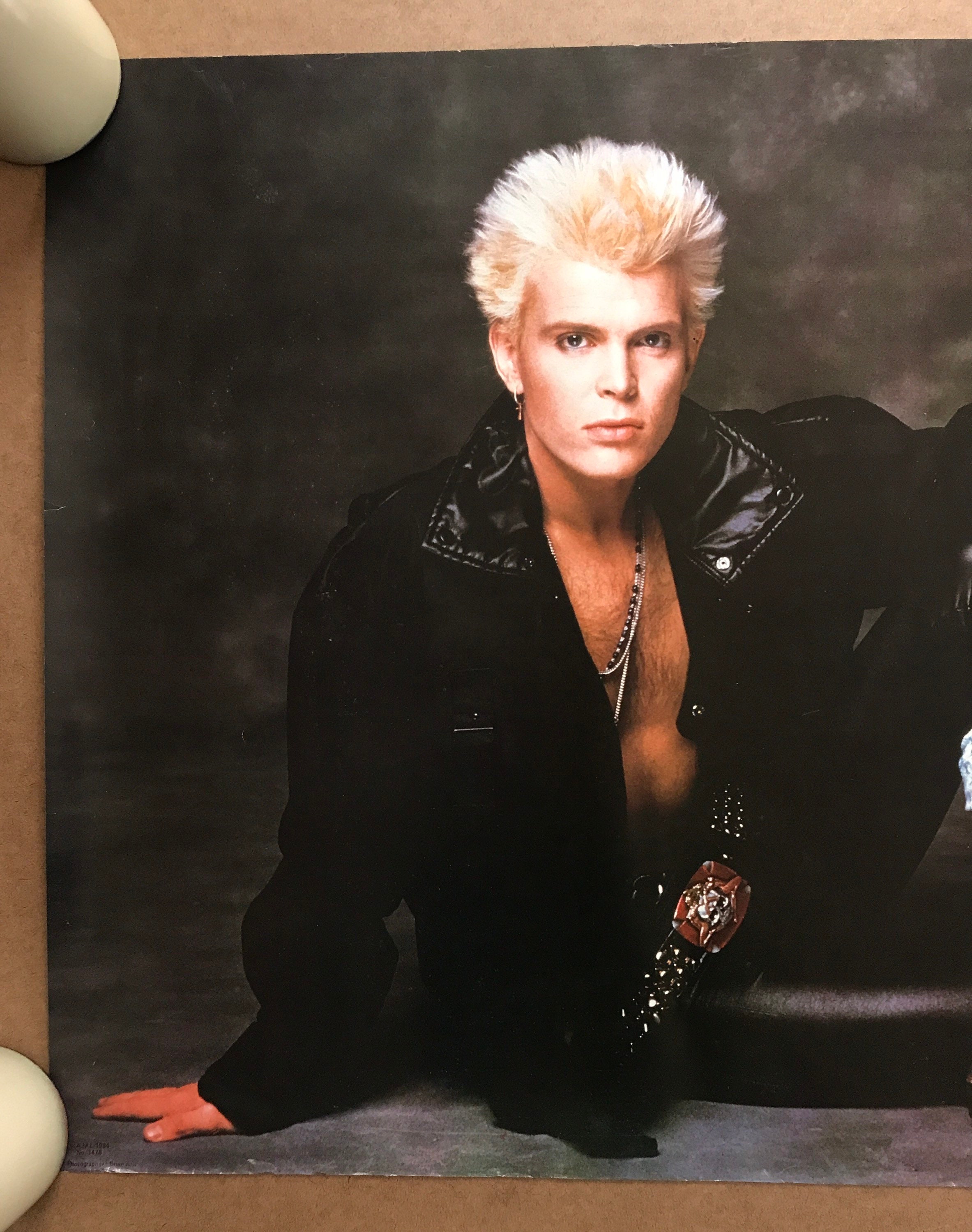 80s Billy Idol Poster Billy Idol Poster | EBay