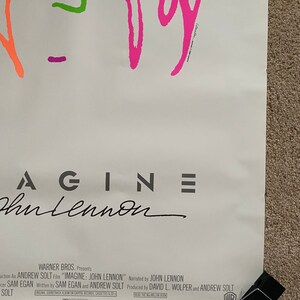 Imagine 1980’s Original Vintage Poster - Etsy