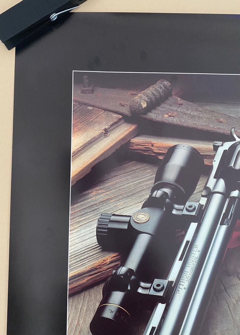 Colt. 357 Magnum Vintage Gun Poster Python Hunter - Etsy