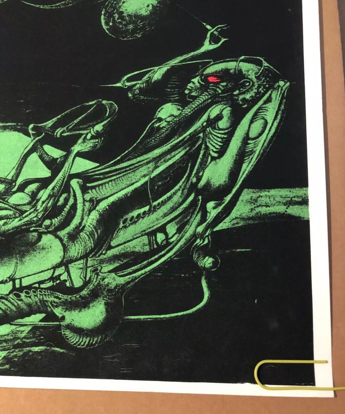 Freak Out Original Vintage Blacklight Poster Pin up Aliens Psychedelic ...
