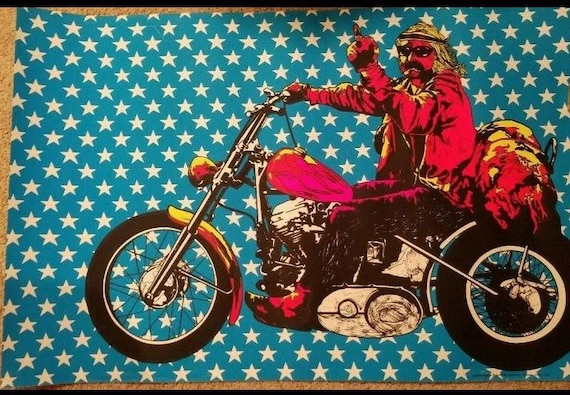 Easy Rider Middle Finger Poster Easy Rider (1969) Original Movie