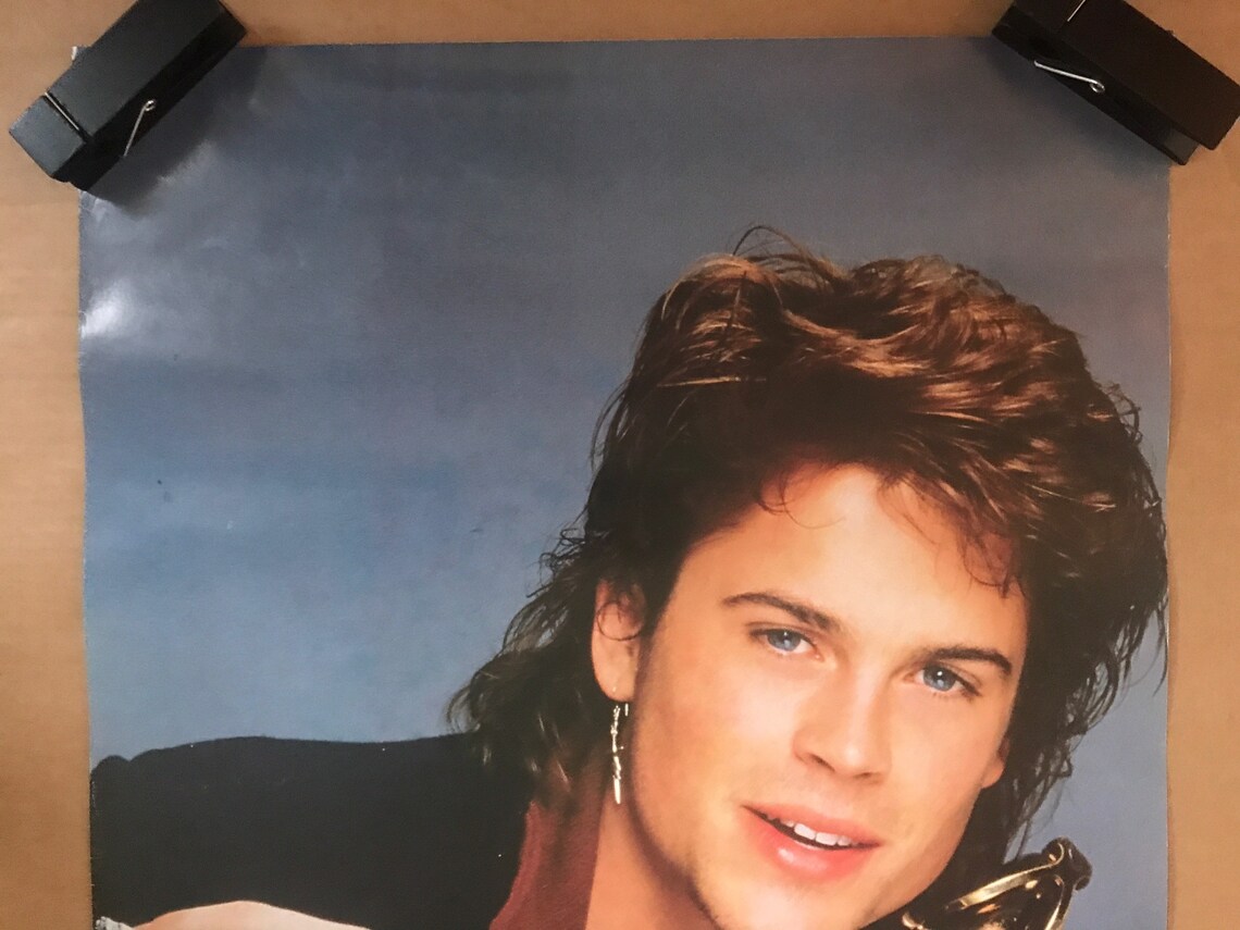 Vintage Original 1985 Rob Lowe as Billy Hixx Poster St Elmo’s Fire ...
