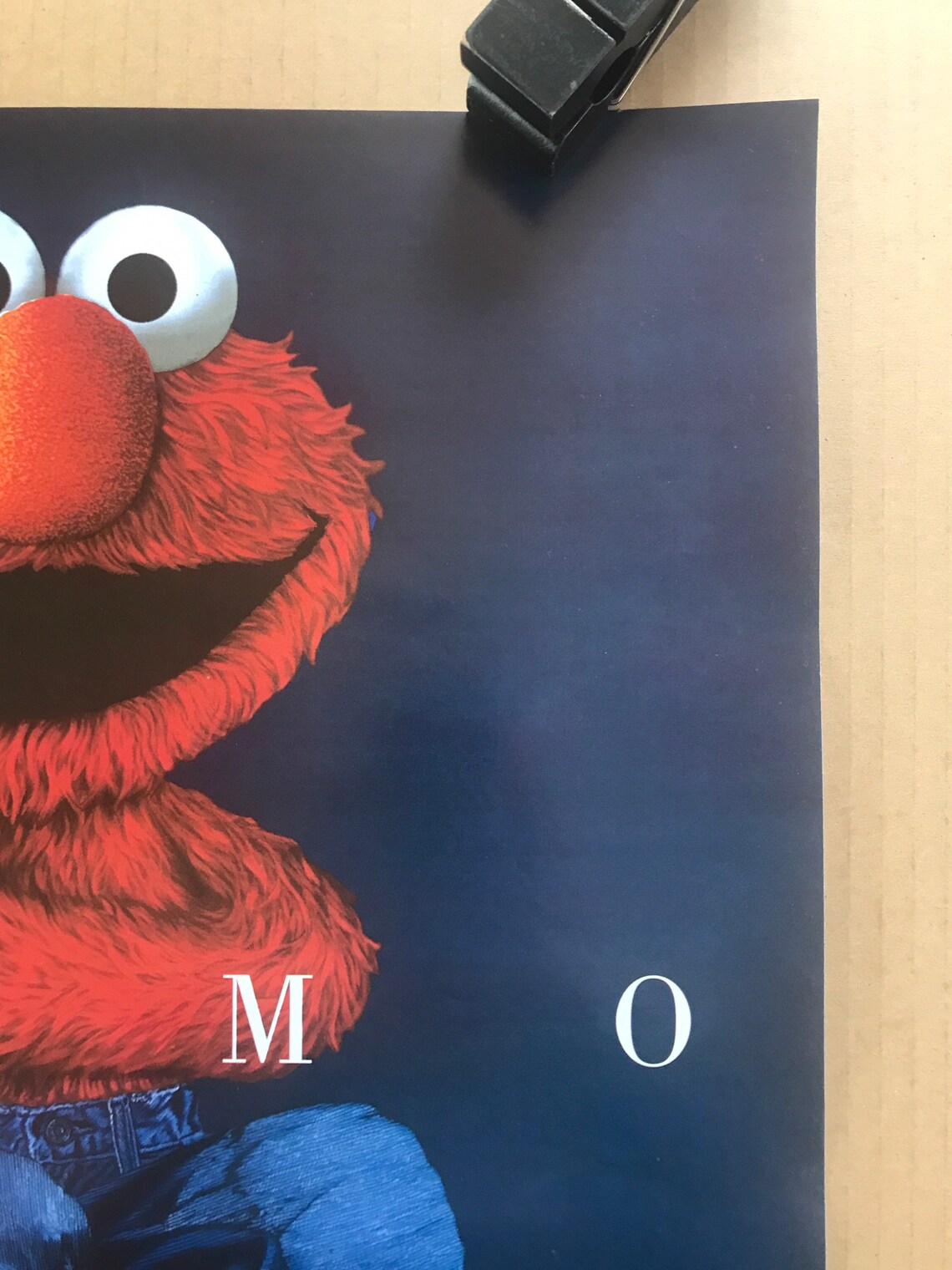 Vintage Original 1980s Sesame Street Elmo Pinup Television | Etsy