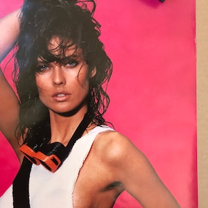 Vintage Original 1985 Carol Alt Sexy Bathing Suit Swim Pinup Workout ...