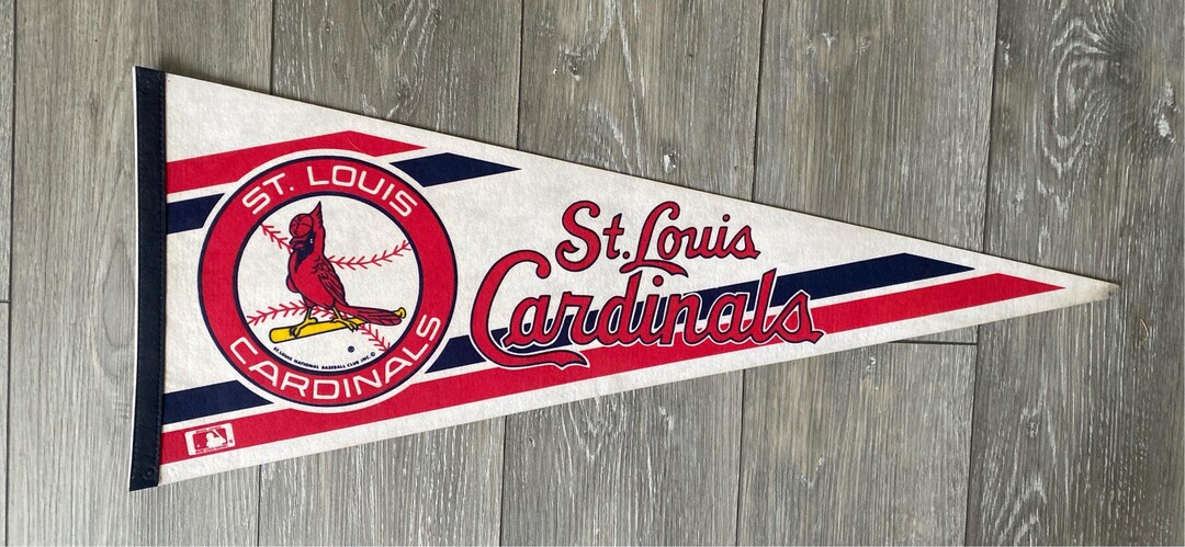 St. Louis Cardinals Pennant Baseball MLB Sports Vintage Original 1980s ...