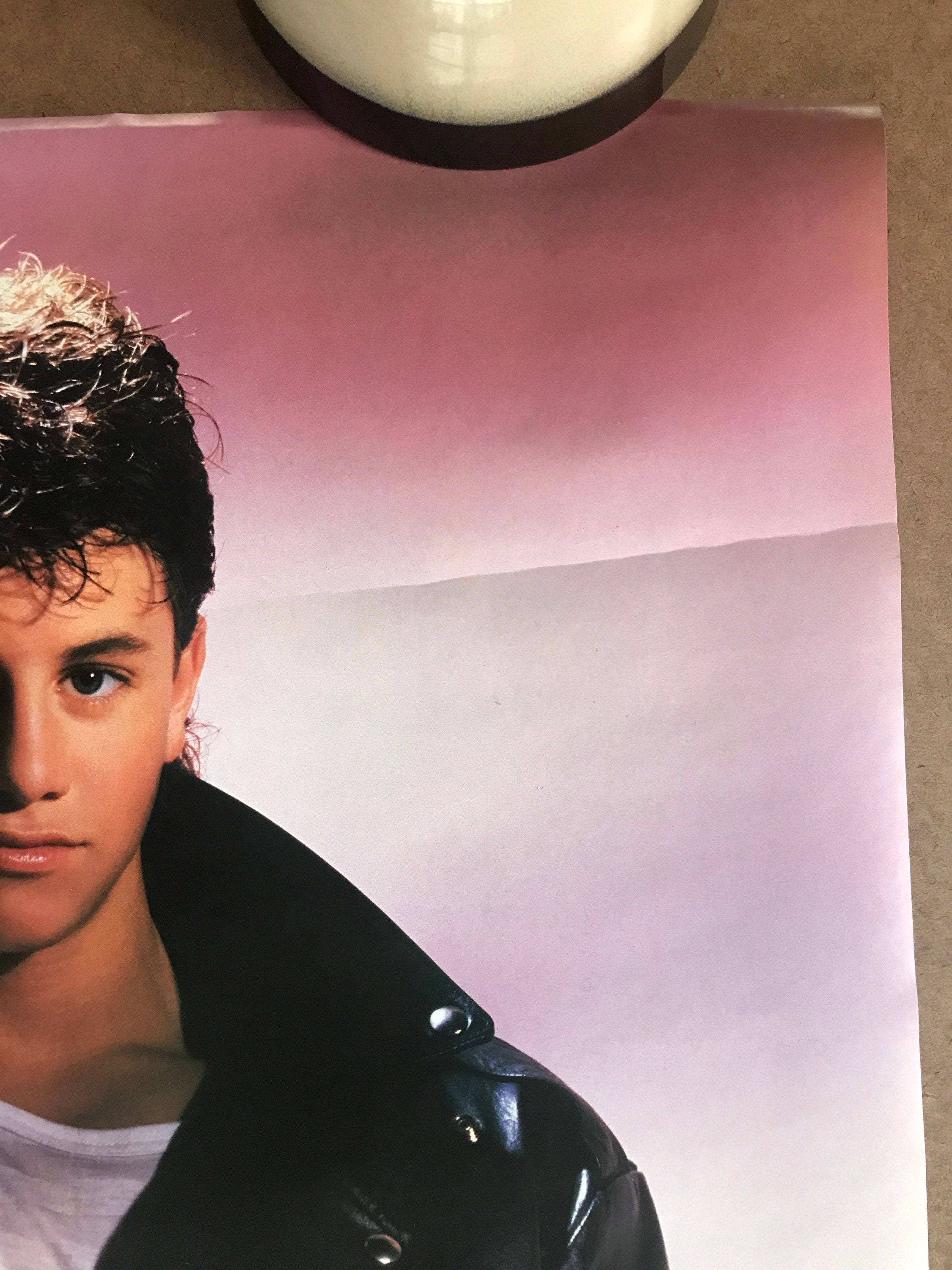 Vintage Original 1980s Kirk Cameron Pinup Poster Leather - Etsy