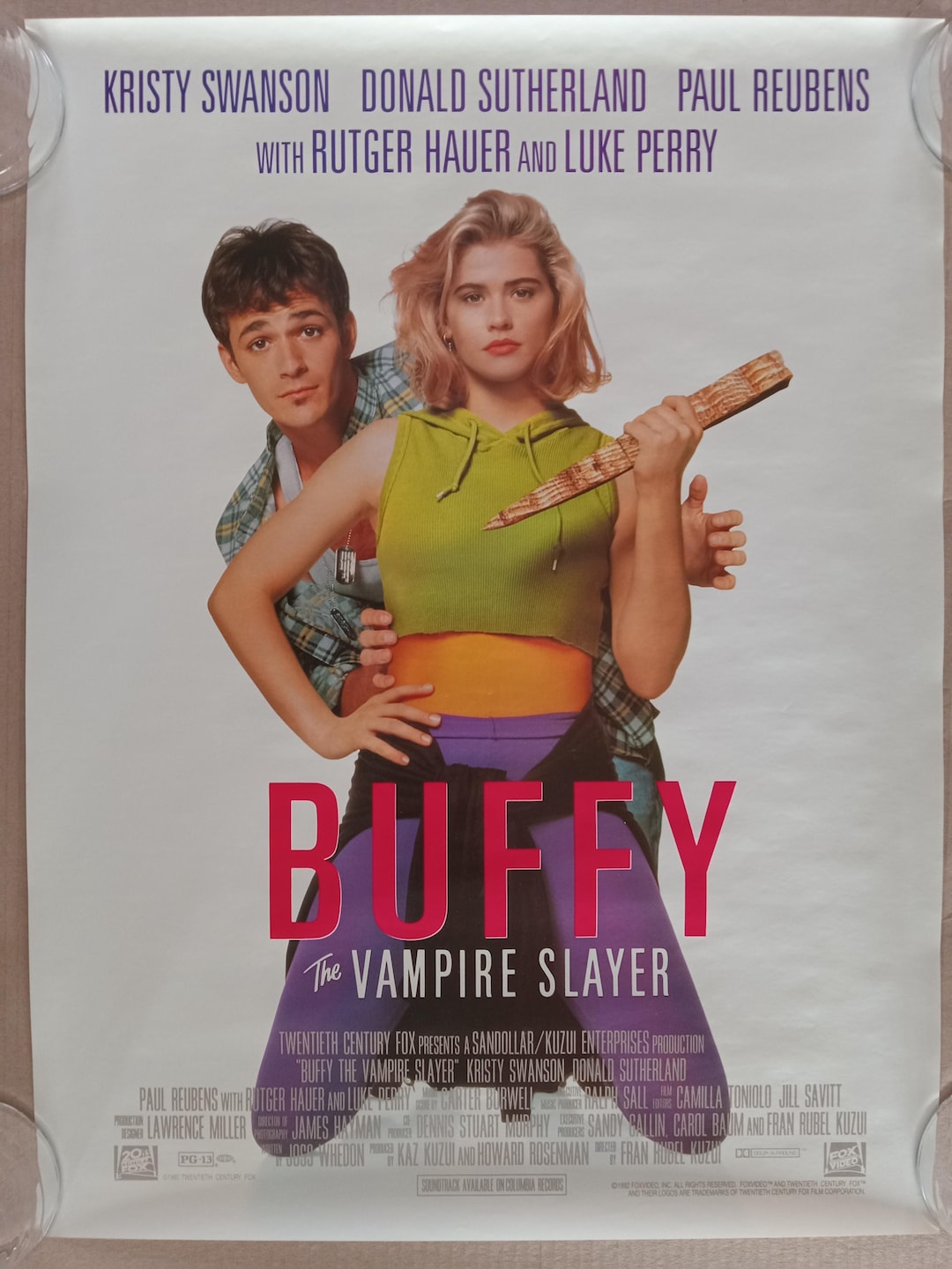 Buffy the Vampire Slayer Movie Poster Mini Movies Commercial Promo - Etsy