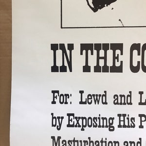 Vintage Original 1970s Wanted Poster Jim Morrison Rolling Stones Rock N ...