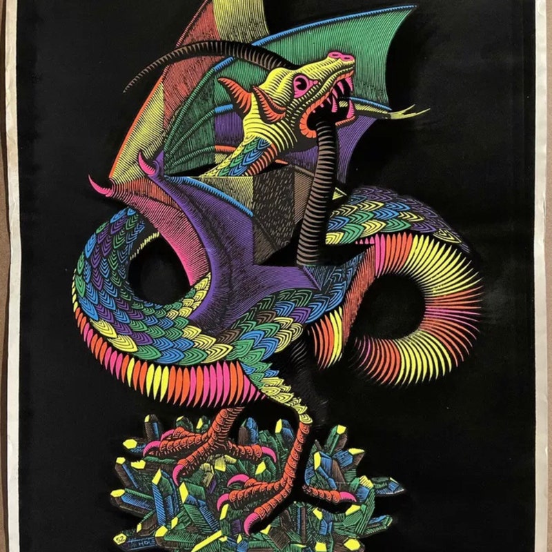 Flocked Poster - Etsy