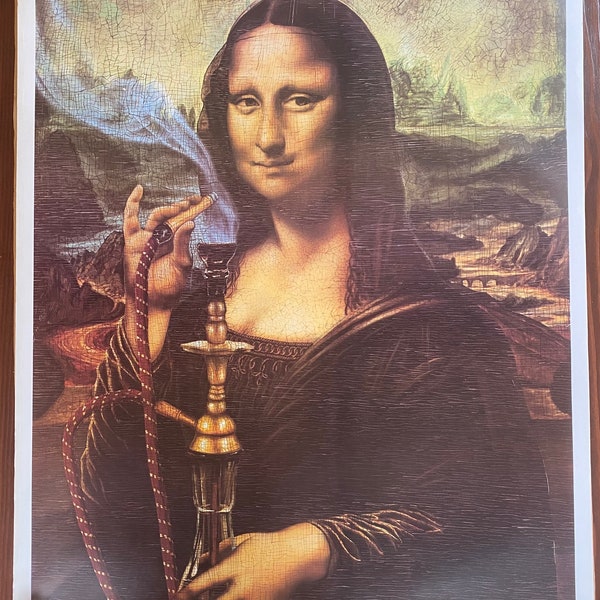 Mona Lisa Smoking - Etsy