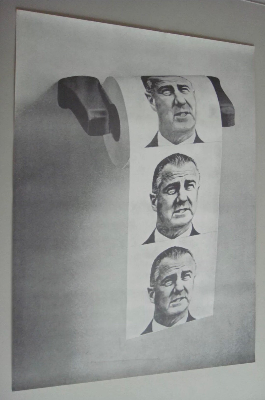 Spiro Agnew Toilet Paper Roll Original Vintage Poster Comedy Humor ...